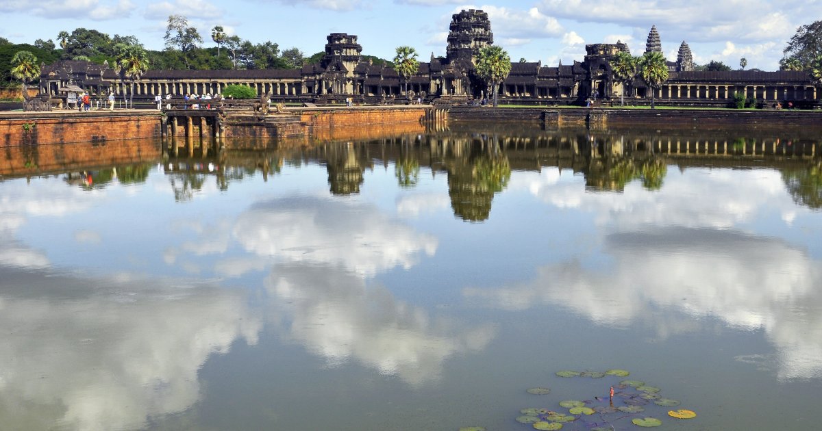 Completion of the Restoration of the Library at Angkor Wat Temple in ...